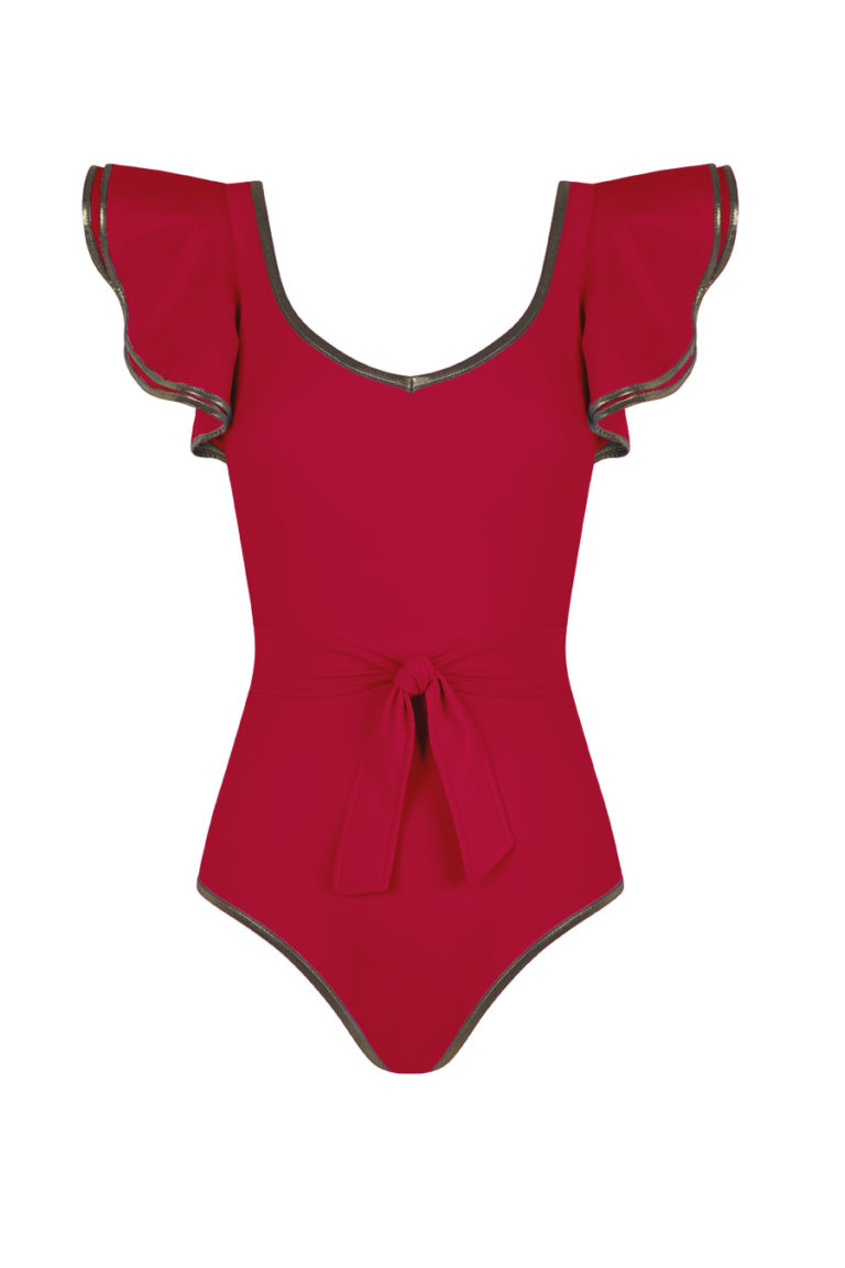 Traje de baño para mujer con volantes María - Alawa Swimwear