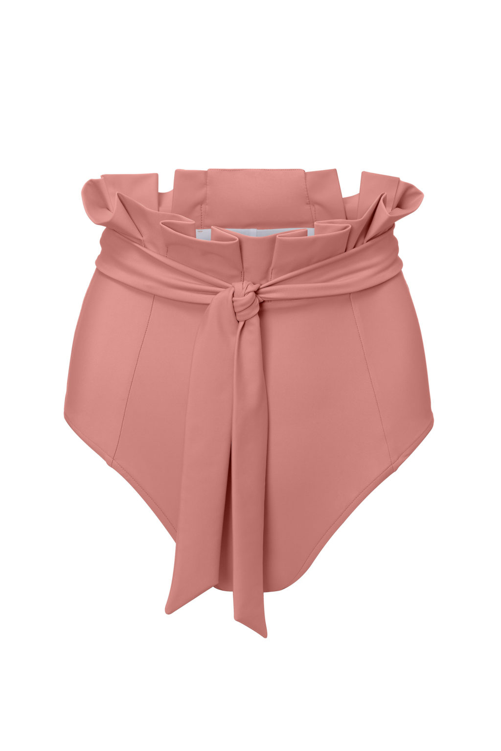 Bañador para niña en color nude con volantes María - Alawa Swimwear